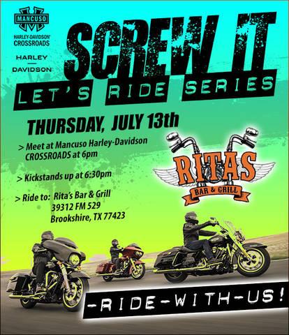 Screw It, Let's Ride Series - Ritas Bar & Grill | Houston Area #1 ...